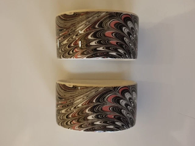 DEUX RONDS DE serviette en porcelaine allemande VILLEROY & BOCH décor ...
