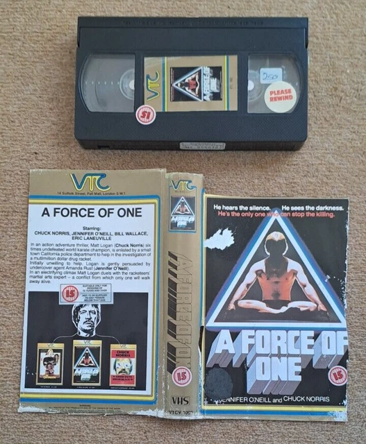 A FORCE OF One - Pre-Cert - Vhs Video - Vtc. £2.50 - PicClick UK