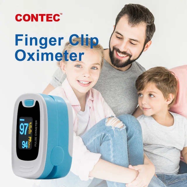 FINGER PULSE OXIMETER SpO2 PR Blood Oxygen Heart Rate Monitor OLED ...