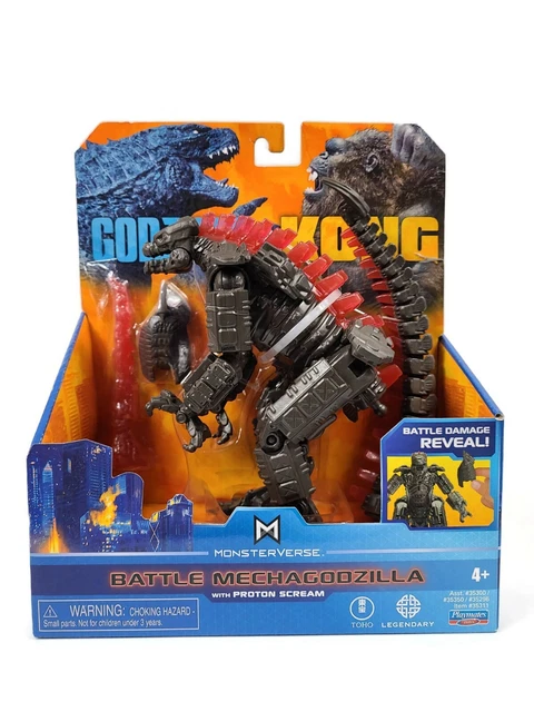PLAYMATES TOYS GODZILLA Vs. Kong Monsterverse Battle Mechagodzilla 6 ...