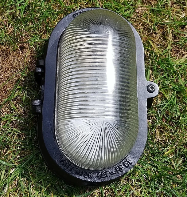 HEYES & CO Bulkhead Light Vintage Industrial Wall Light Heyes and Co ...