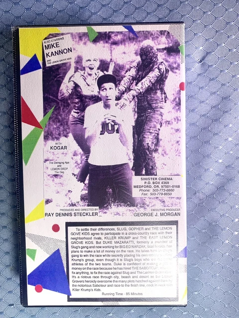 THE LEMON GROVE Kids VHS Ray Dennis Steckler sinister cinema Rare ...