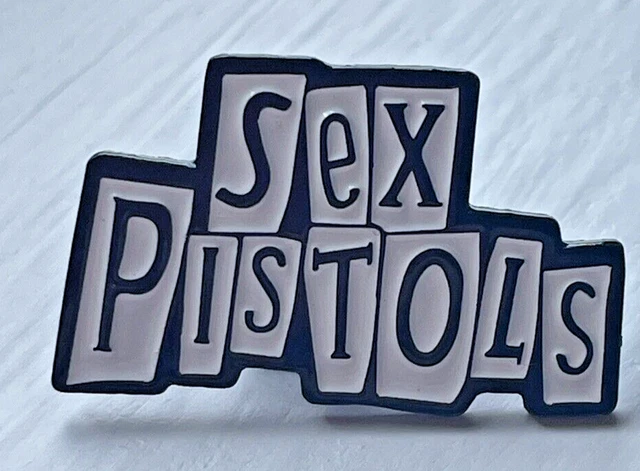 The Sex Pistols Black And White Enamel Metal Pin Badge Brand New £5 8060