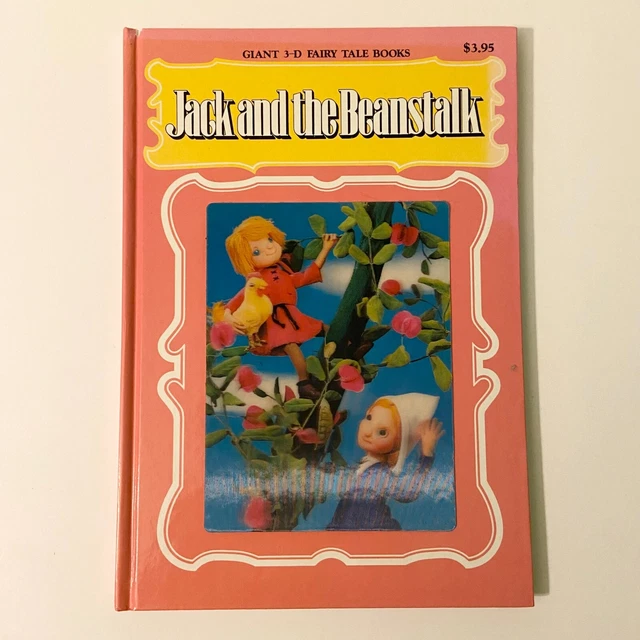 VINTAGE GIANT 3D Fairy Tale Books Jack and the Beanstalk Puppets ...