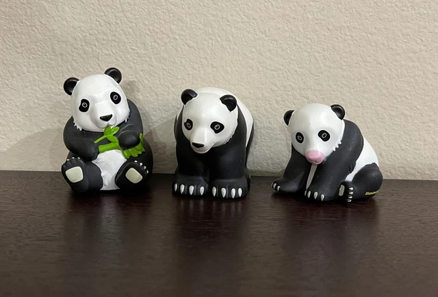 FISHER PRICE ZOO talking Talkers Little People Panda Bear Set of 3 Lot ...