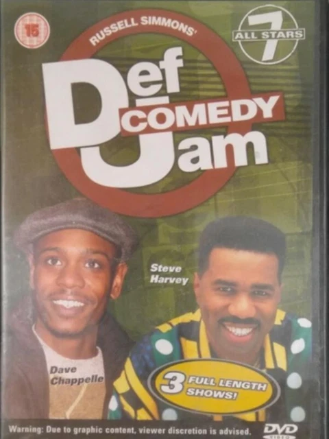 DEF COMEDY JAM - All Stars - Vol. 7 Steve Harvey 2004 DVD Top-quality £ ...