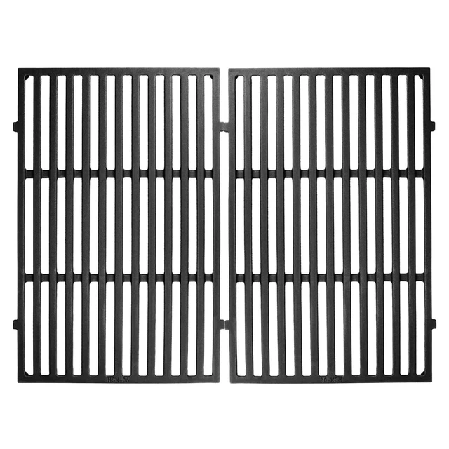 7638 17.5 INCH Cast Iron Grill Grates Replacement for Weber Spirit I ...
