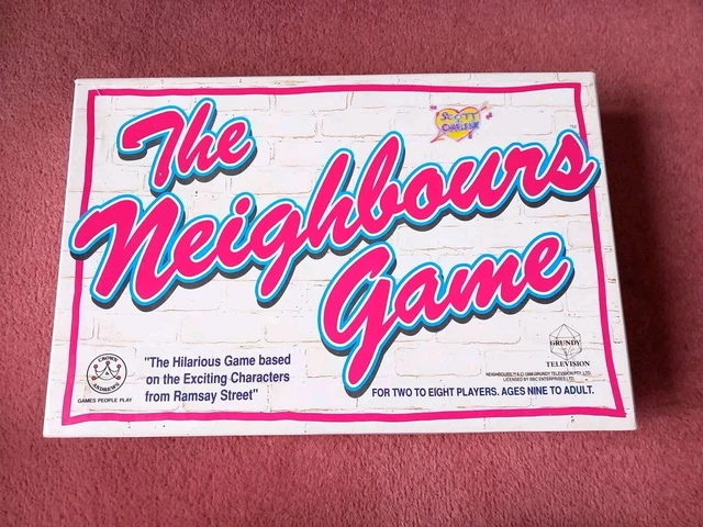 THE NEIGHBOURS BOARD Game 1988 Complete With Everything £5.00 - PicClick UK