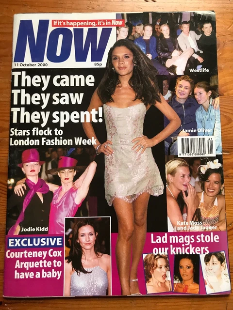 NOW! MAGAZINE VICTORIA Beckham (Posh Spice) Spice Girls 11th October ...