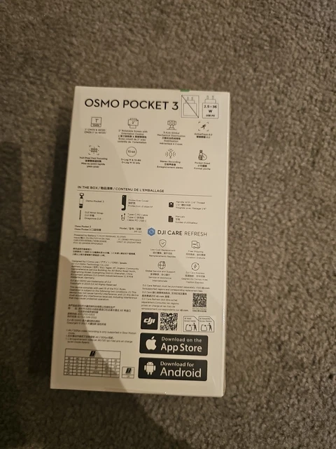 DJI OSMO POCKET 3 Vlogging Camera 1” CMOS 4K/120fps 3-Axis Gimbal – New ...
