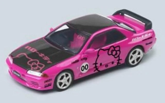 NISSAN SKYLINE GT-R (R32) - Hello Kitty - dark pink - Cool Art 1:64 EUR ...