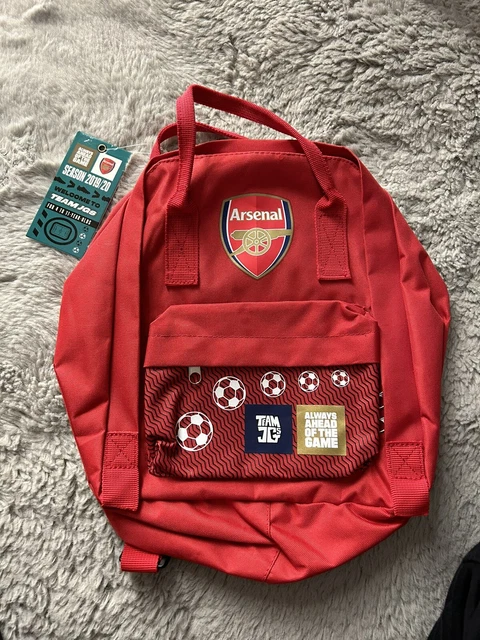 ARSENAL FC OFFICIAL “Junior Gunners” Red Backpack / School Bag - Brand ...