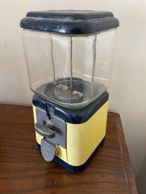 VINTAGE 1940 - 50s American Gumball Vending Machine Oak Mfg Acorn Retro ...