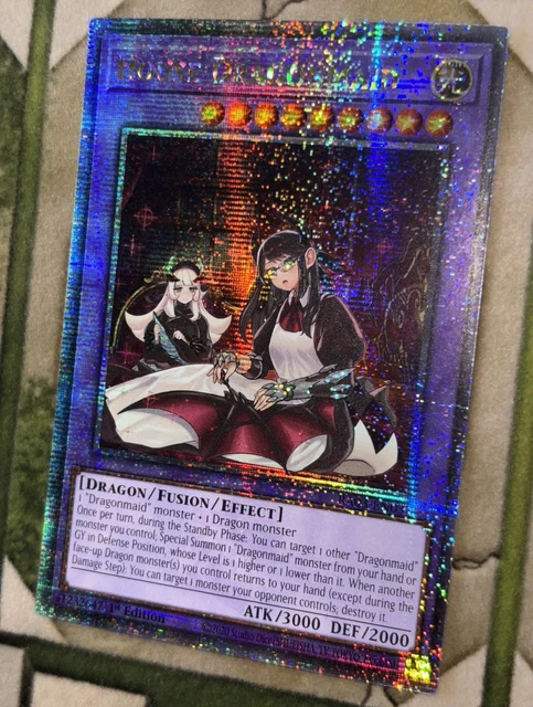 YUGIOH HOUSE DRAGONMAID (Alternate Art) Quarter Century Secret Rare RA03-EN037 £75.78 - PicClick UK