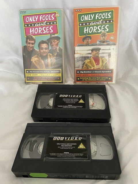 2 ONLY FOOLS and Horses VHS Video Cassettes - Series 1 BBC Comedy Del ...