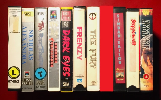 VHS X10 SMALL box collection RARE Filmways Syme CIC Video Classics RCA ...