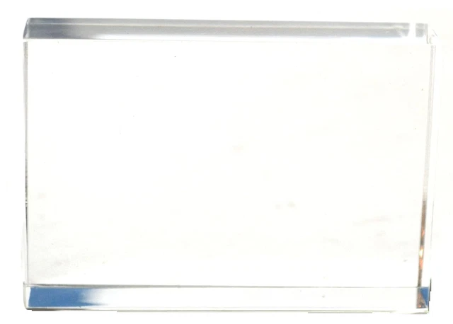 RECTANGULAR REFRACTION BLOCK, 3" (75Mm) X 2" (50Mm) X 0.7" (18Mm ...
