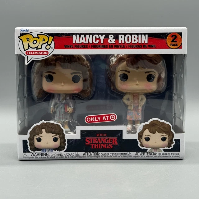 FUNKO POP! 2-PACK Nancy & Robin Stranger Things Target Exclusive New £ ...
