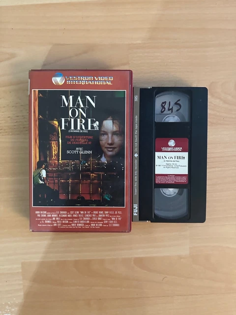 VHS / CASSETTE VIDEO - ORIGINALE MAN ON FIRE 1ère édition VESTRON EUR 8 ...