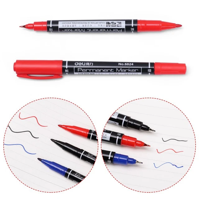 HOOK LINE PERMANENT Graphic Drawing Marker Sketch Pens Twin Tip Fine ...