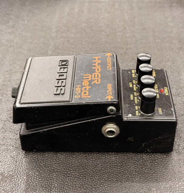 BOSS HM-3 HYPER Metal Distortion Pédale Utilisée Son Hard Rock Heavy ...