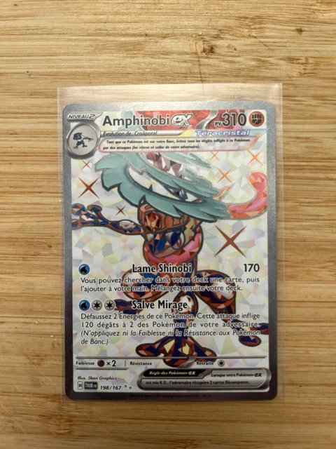 CARTE POKÉMON VERPOM 185/167 + Amphinobi AR EV6 TWM Mascarade ...