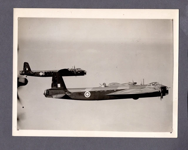 SHORT STIRLING BOMBERS Large Original Press Photo Raf Ww2 2 £29.95 ...