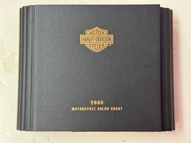 HARLEY-DAVIDSON ORIGINAL DEALER color chart for the 2008 model year £55 ...
