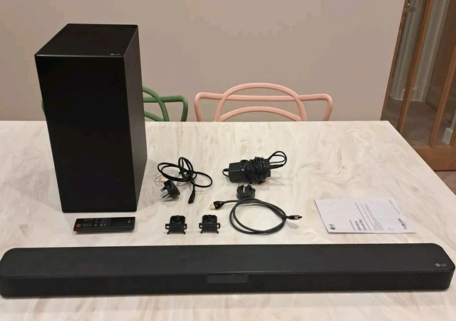 LG WIRELESS SOUNDBAR And Subwoofer Sn5 2.1 400W Unused Tv Accessories £89.99 - PicClick UK