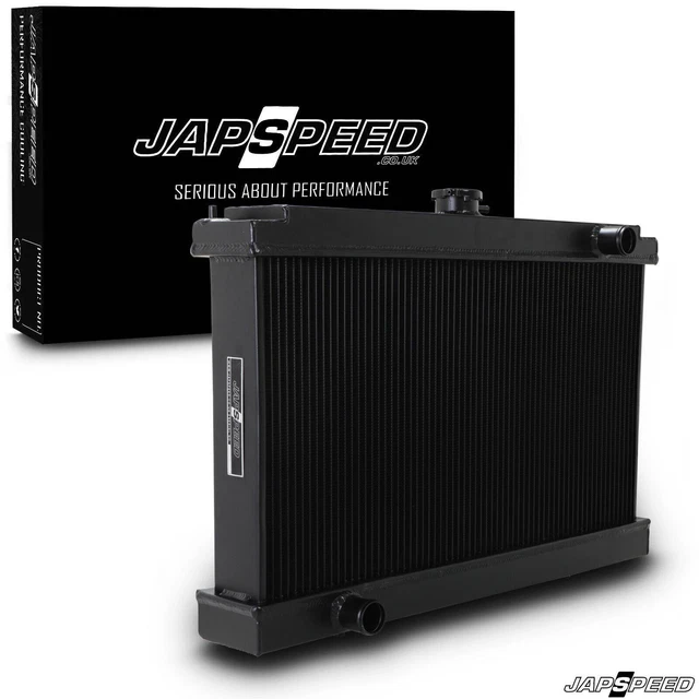 JAPSPEED 75MM BLACK Edition Aluminium Alloy Custom Universal Radiator ...