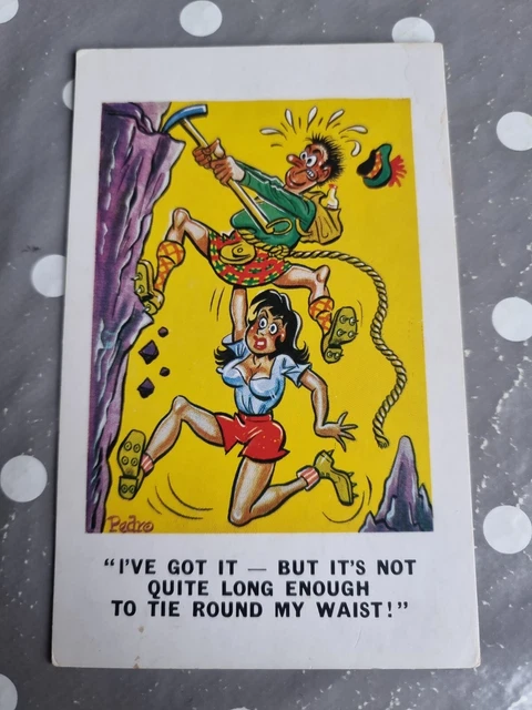 VINTAGE SAUCY SEASIDE Comic Postcard Sunny Pedro Series No 203 By Pedro ...