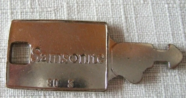 ORIGINAL VINTAGE SAMSONITE Metal Replacement Key No. 80S £4.99 ...