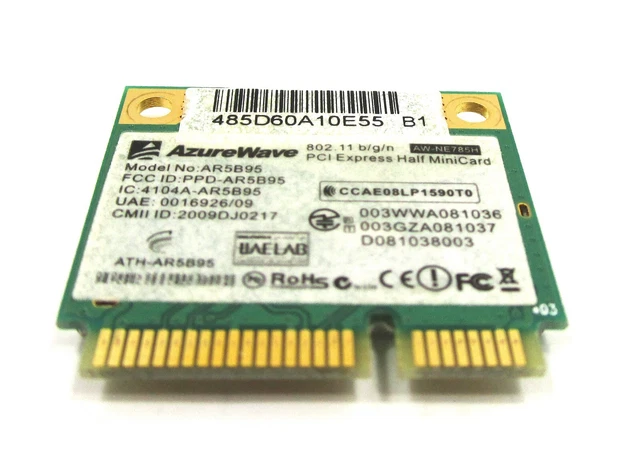 ASUS N53J LAPTOP Replacement AZUREWAVE AR5B95 PCIe WiFi Module Assembly ...