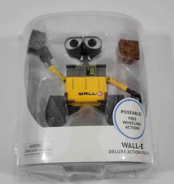 DISNEY PIXAR WALL-E Deluxe Poseable Action Figure By Thinkway Toys £89. ...