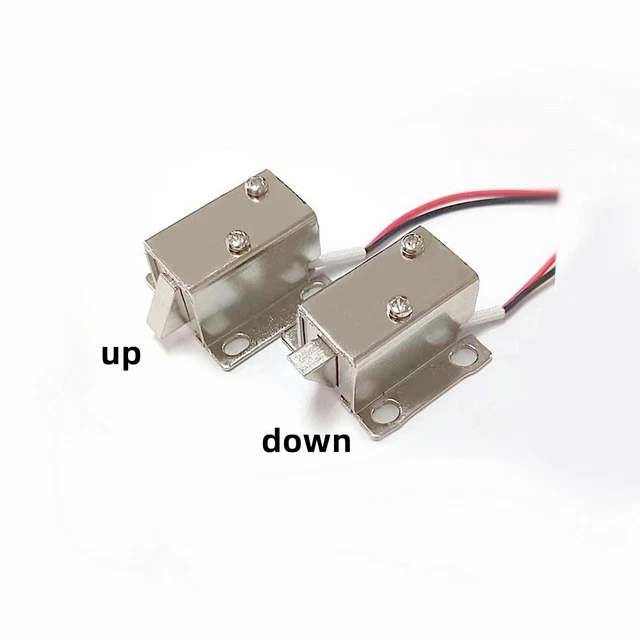 12V MINI SOLENOID Electromagnetic Electric Control Push-Pull Door ...