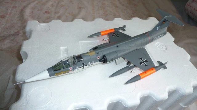 DIECAST AIRCRAFT Cdc Armour Lockheed F-104 Starfighter German Navy 1/48 ...