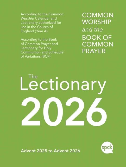 COMMON WORSHIP LECTIONARY 2026: Church of England Liturgical Calendar ...