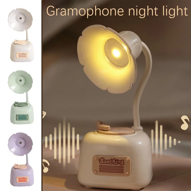 RETRO STYLE FLORAL Desk Lamp With Music, Birthday Gift For Kids ё` EUR ...