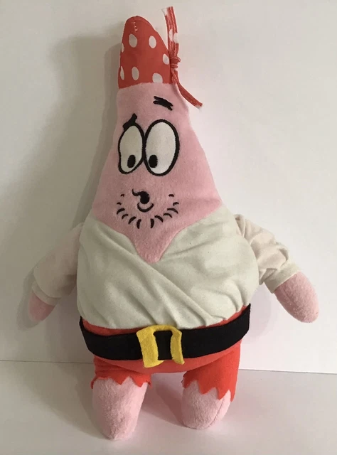 NICKELODEON 14” PIRATE Patrick Spongebob SquarePants Soft Toy £2.50 ...