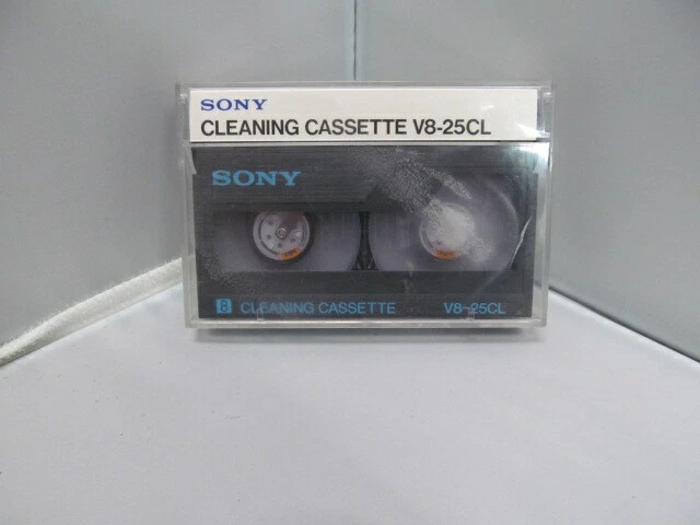 SONY V8-25CL 8 mm Hi8 cassette de nettoyage tête vidéo ruban nettoyant ...