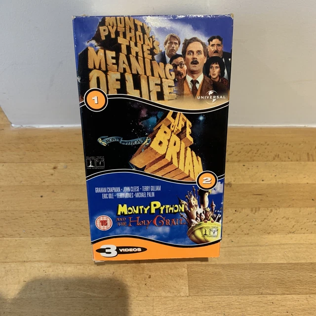 MONTY PYTHON VHS video cassette three movie Box Set classic British ...