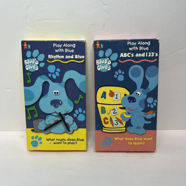 BLUES CLUES NICK Jr VHS Lot Of 2 - Rhythm and Blues, ABC’s and 123’s £ ...