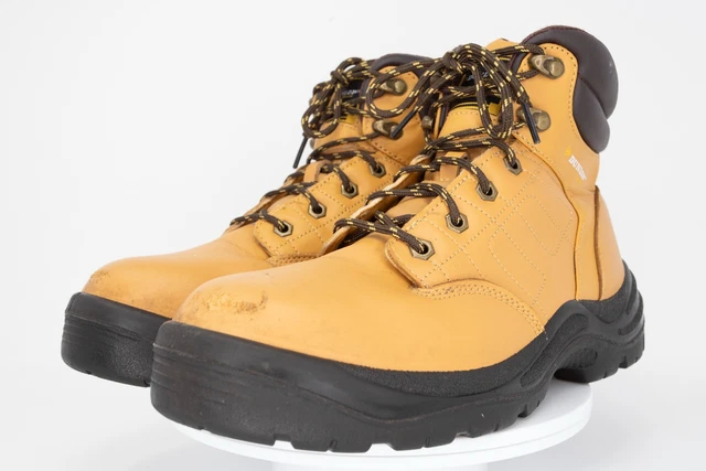 DUNLOP MEN'S SAFETY Steel Toe Cap Honey Dakota Boots (Size 9.5) £32.29 ...