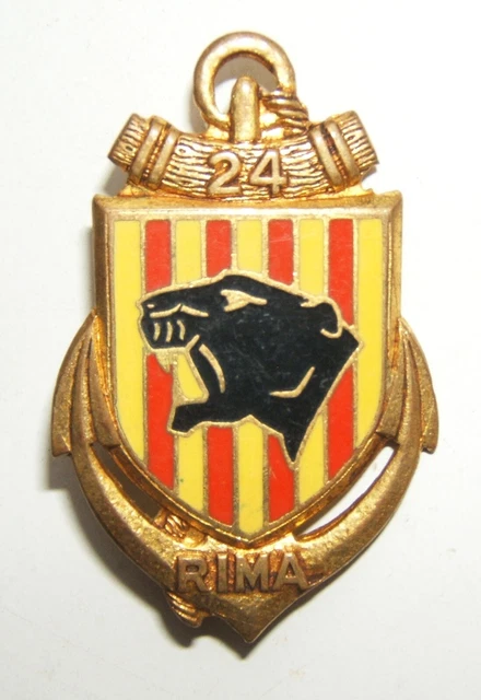INSIGNE 24° REGIMENT D'INFANTERIE DE MARINE - 24° RIMA - Drago EUR 6,00 ...