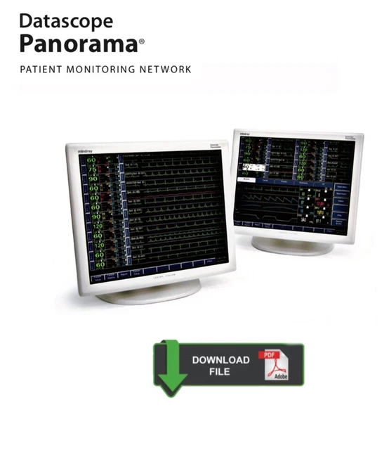 FOR MINDRAY DATASCOPE Panorama Patient Monitoring Network SERVICE ...