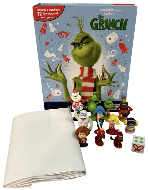 DR SEUSS THE Grinch My Busy Books 2018 Book Figurines and Playmat 1 ...