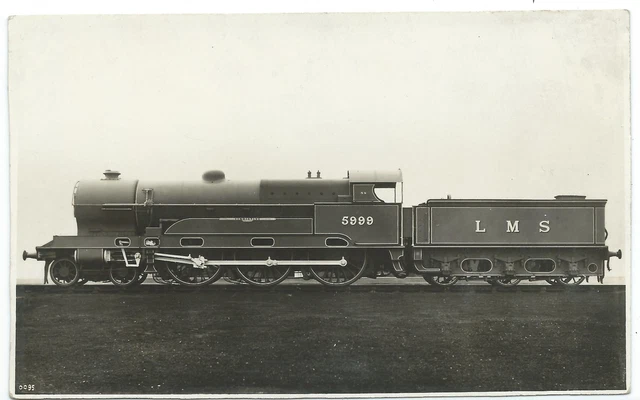 RAILWAY - LMS Steam Loco no.5999 "VINDICTIVE" Moore Real Photo Postcard ...