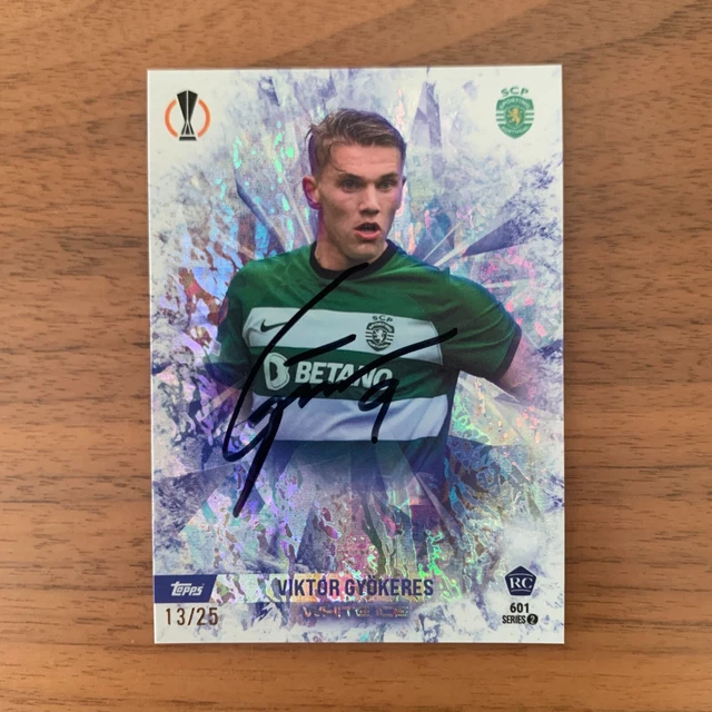 SCHEDA FIRMATA VIKTOR Gyokeres/25 Rookie | Video Da Provare EUR 506,51 ...