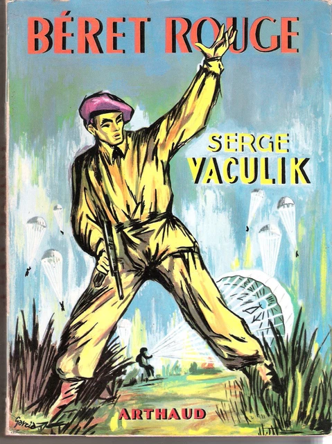 BERET ROUGE PAR S.Vaculik-2ème GUERRE-PARAS-COMMANDOS-S.A.S EUR 4,00 ...