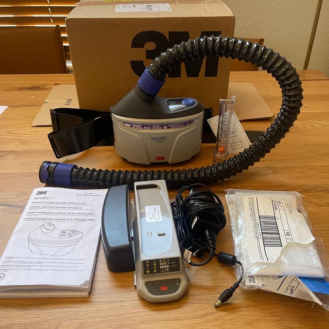 3M PAPR VERSAFLOW Powered Air Purifying Respirator Kit TR-300N+ ECK W ...